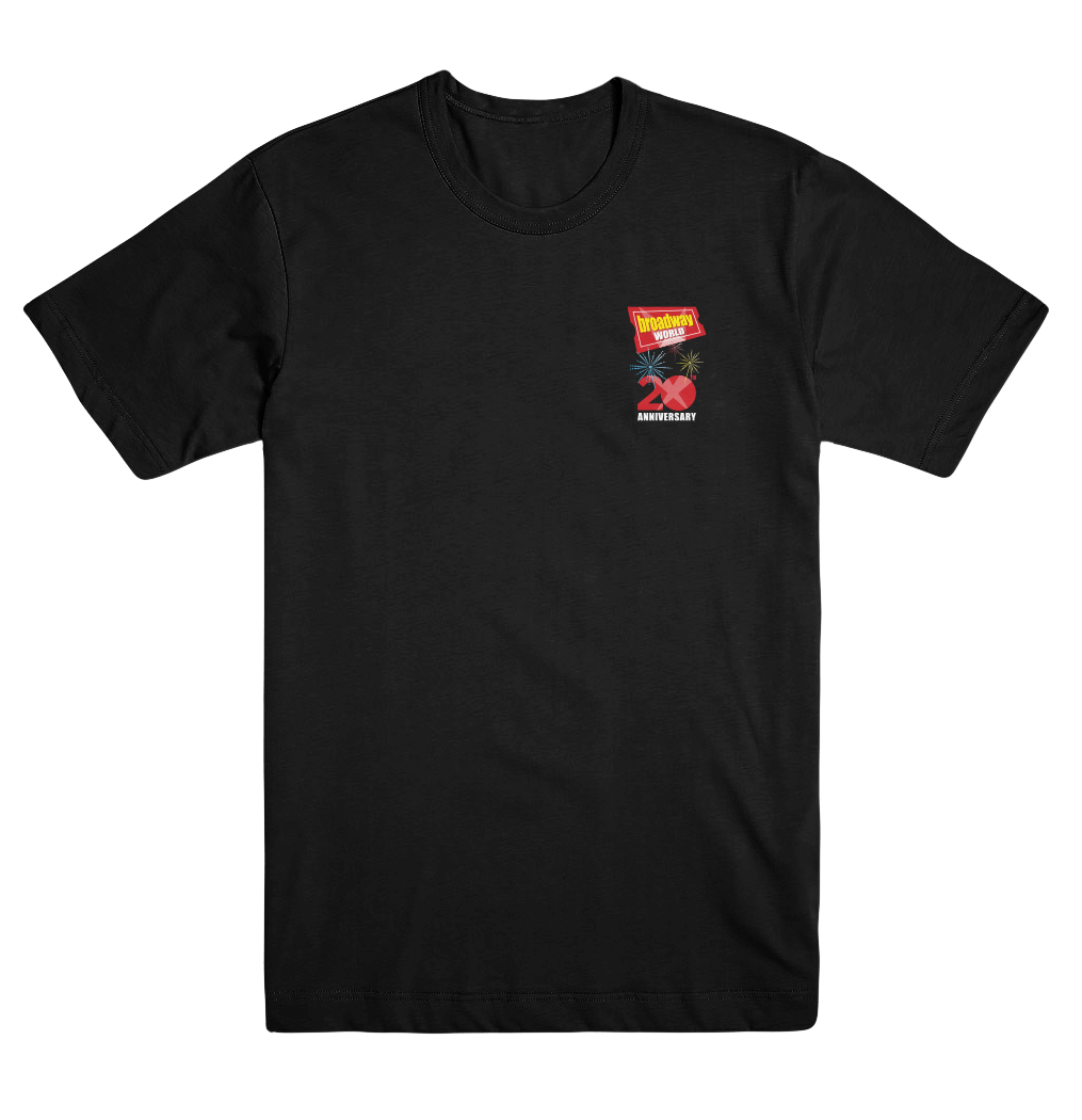 BroadwayWorld.com 20th Anniversary Black Logo Tee – BroadwayWorld