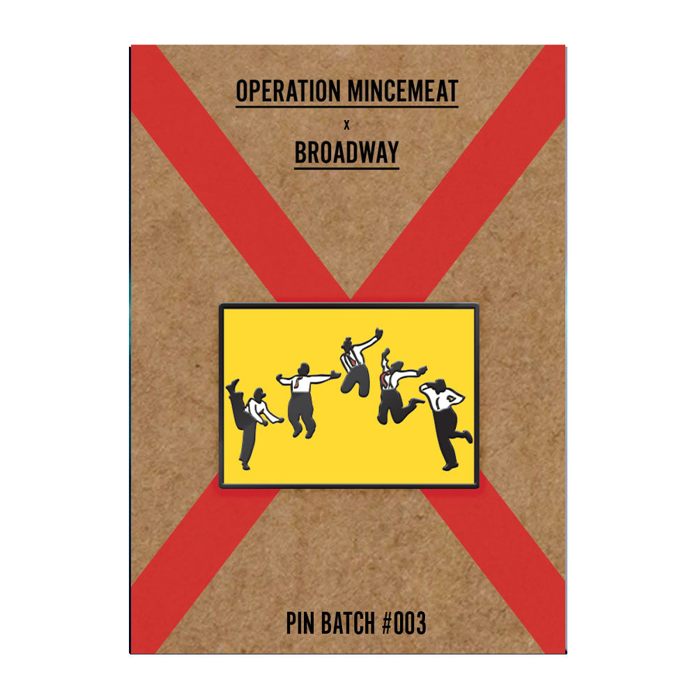 Operation Mincemeat: A New Musical Finale Jump Pin – BroadwayWorld