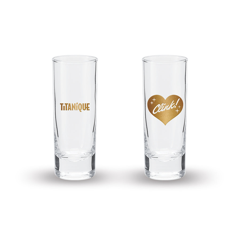 Titanique Clink Shot Glass – BroadwayWorld