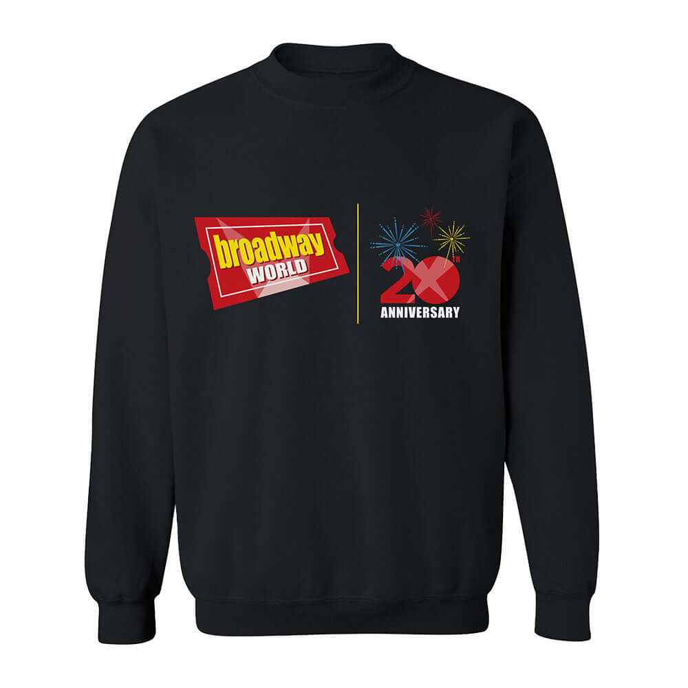 BroadwayWorld.com 20th Anniversary Black Logo Pullover – BroadwayWorld